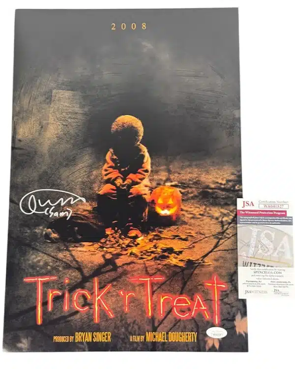 CSR Collectibles - Quinn Lord signed 12×18 Poster Sam Trick ‘r Treat