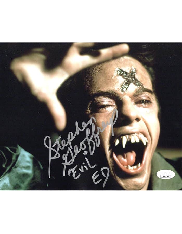 CSR Collectibles - Stephen Geoffreys signed 8×10 Photo Evil Ed Fright Night