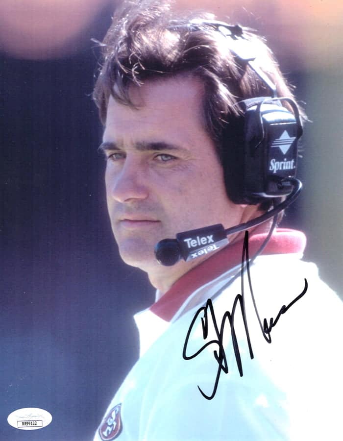 CSR Collectibles - Steve Mariucci signed 8×10 Photo Coach San Francisco ...