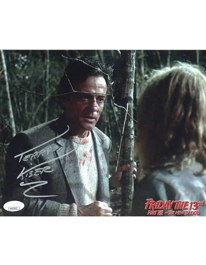 CSR Collectibles - Terry Kiser signed 8×10 Photo Dr. Christopher Crews Friday the 13th Part VII ...