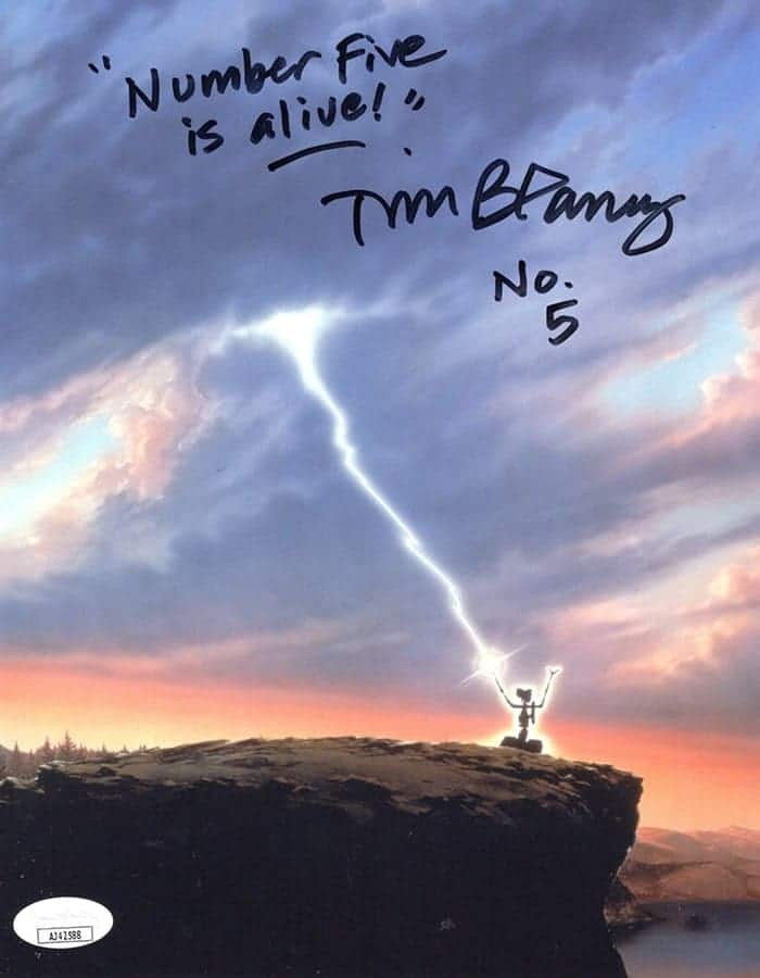 CSR Collectibles - Tim Blaney signed 8×10 Photo Johnny Five Short Circuit