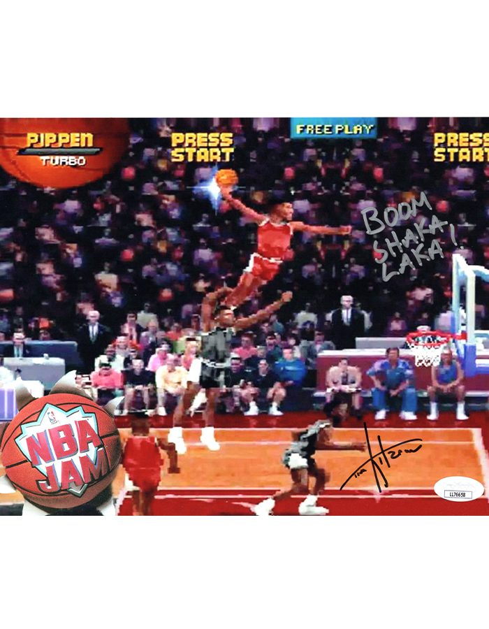 CSR Collectibles - Tim Kitzrow signed 8×10 Photo NBA Jam Announcer