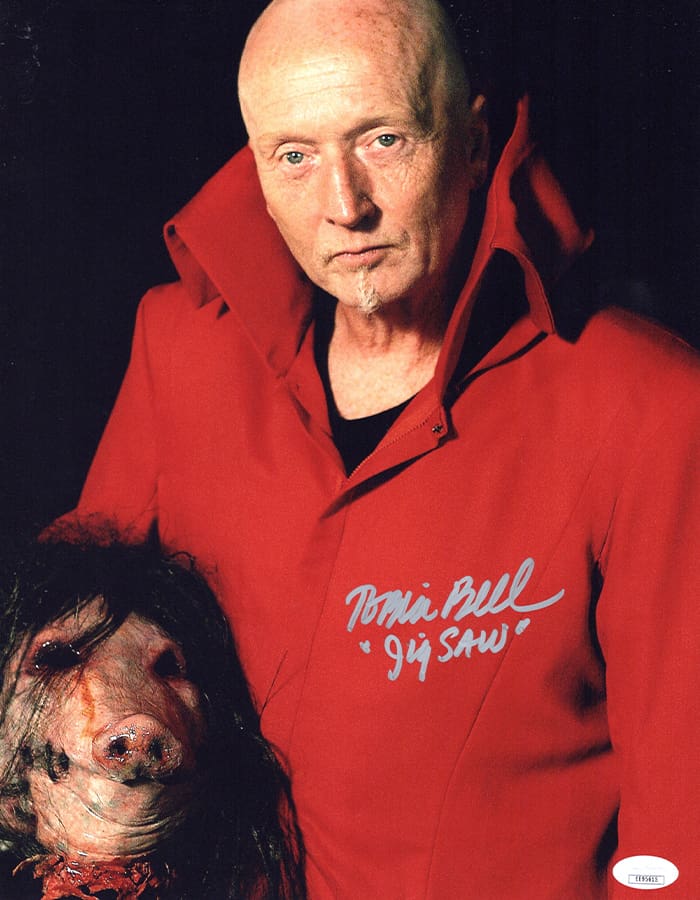 CSR Collectibles - Tobin Bell signed 11×14 Photo Jigsaw Saw