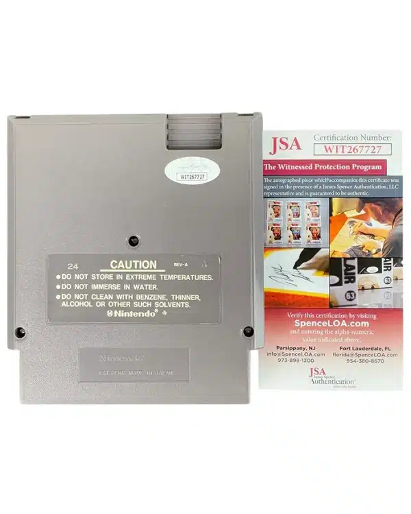 CSR Collectibles - Tom Morga signed Nintendo NES Game Cartridge ...