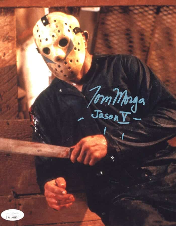 CSR Collectibles - Tom Morga signed 8×10 Photo Jason Voorhees Friday ...