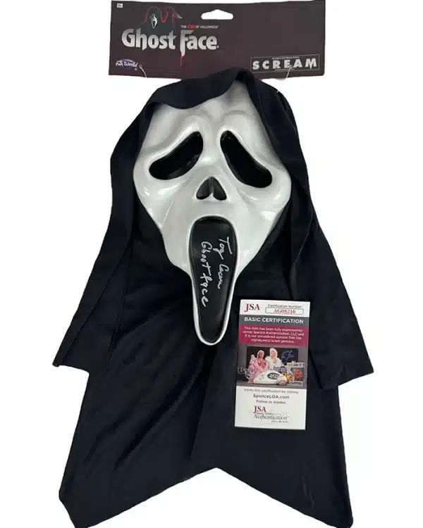 CSR Collectibles - Tony Cecere signed Mask Ghostface Scream