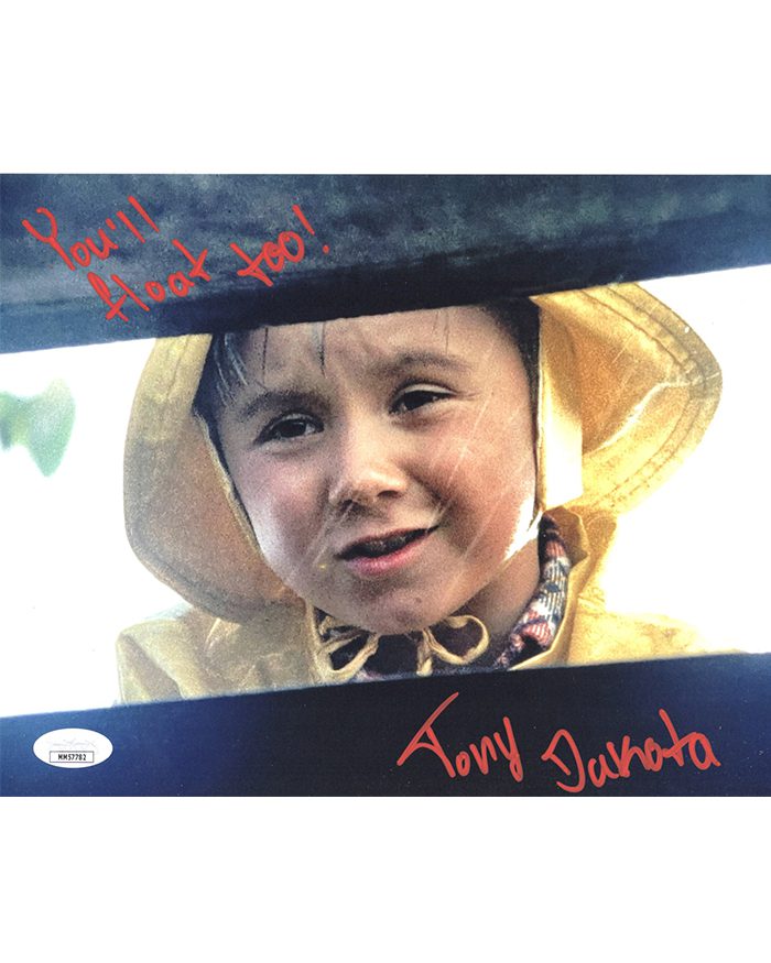 CSR Collectibles - Tony Dakota signed 8×10 Photo Georgie Denbrough IT