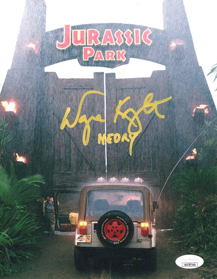 CSR Collectibles - Wayne Knight signed 8×10 Photo Dennis Nedry Jurassic ...