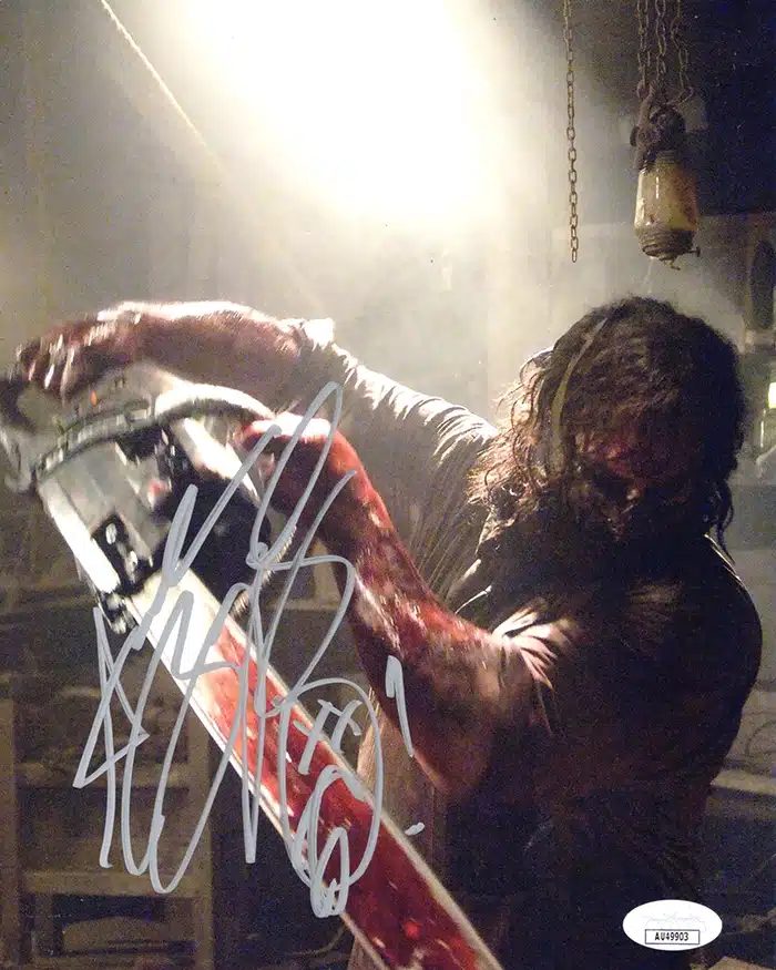 CSR Collectibles - Andrew Bryniarski signed 8×10 Photo Leatherface The Texas Chainsaw Massacre ...