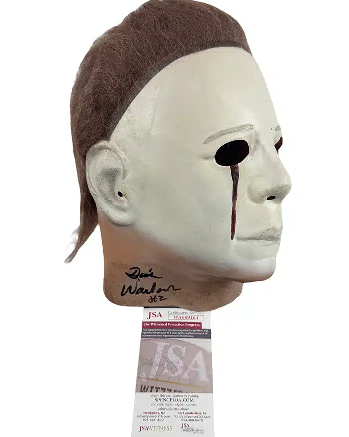 CSR Collectibles - Dick Warlock signed Mask Michael Myers Halloween 2