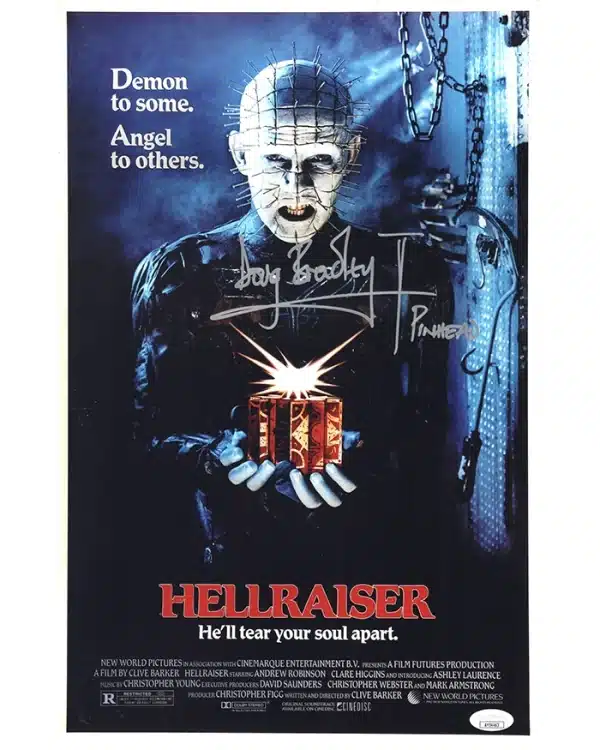 CSR Collectibles - Doug Bradley signed 11×17 Poster Pinhead Hellraiser