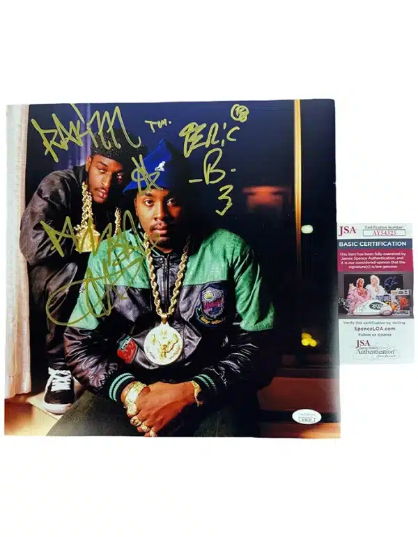 CSR Collectibles - Eric B. & Rakim signed 12×12 Photo Rapper Rap