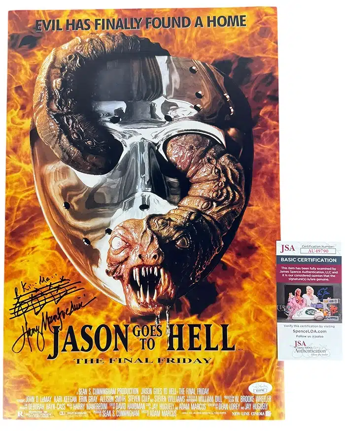 CSR Collectibles - Harry Manfredini signed 12×18 Poster Composer Friday ...