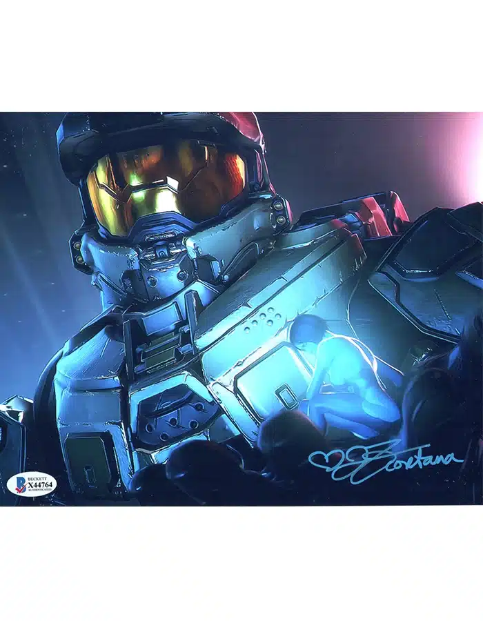 CSR Collectibles - Jen Taylor signed 8×10 Metallic Photo Cortana Halo
