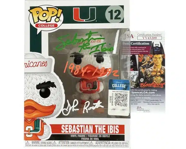CSR Collectibles - John Routh signed Funko Pop Sebastian the Ibis ...