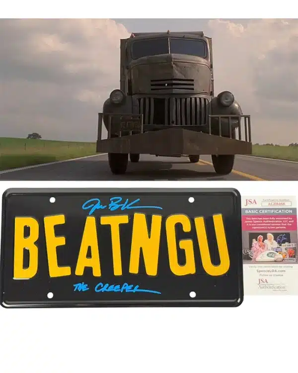 CSR Collectibles - Jonathan Breck signed License Plate BEATNGU! The ...