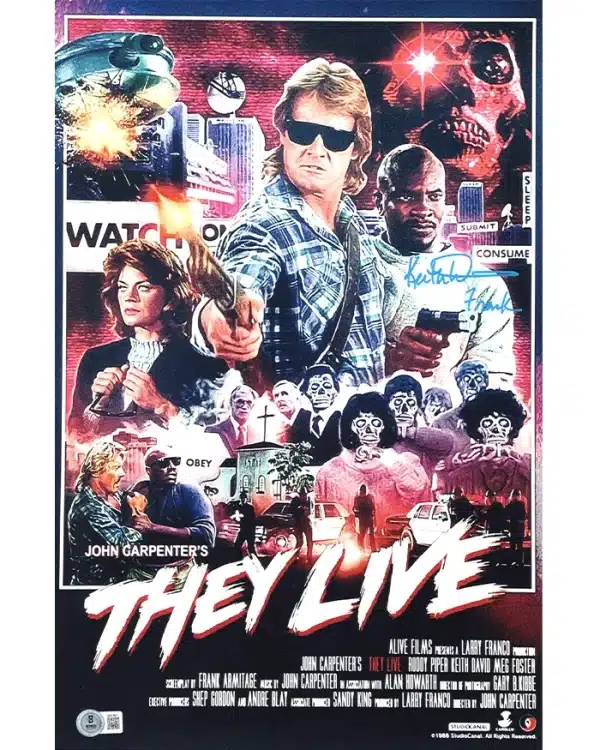 CSR Collectibles - Keith David signed 11×17 Poster Frank They Live