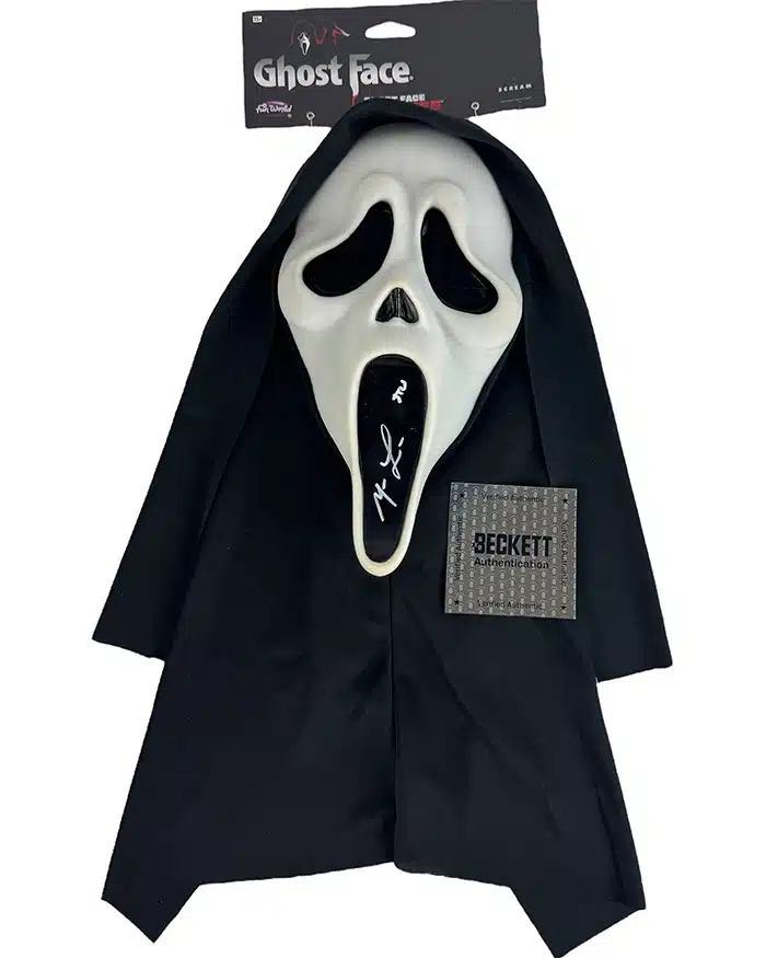 CSR Collectibles - Matthew Lillard signed Mask Ghostface Stu Macher Scream