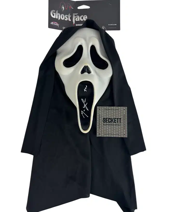 CSR Collectibles - Matthew Lillard signed Mask Ghostface Stu Macher Scream