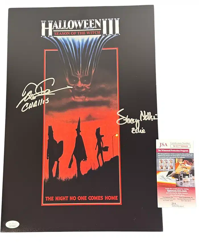 CSR Collectibles - Stacey Nelkin & Tom Atkins signed 12×18 Poster Dr ...