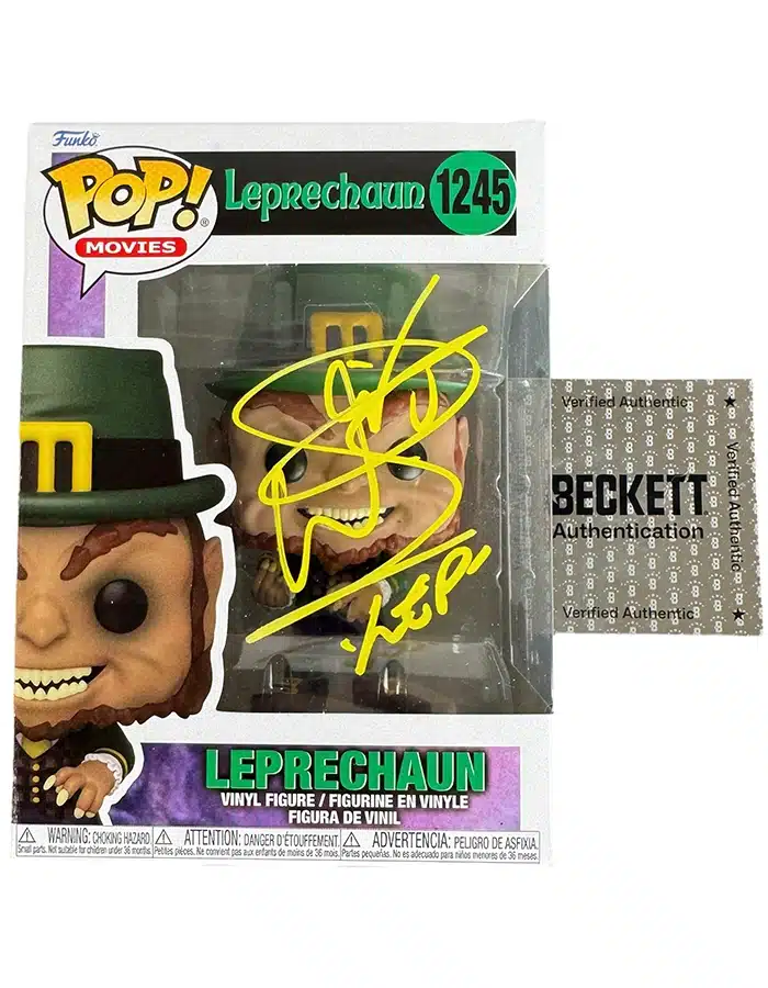 CSR Collectibles - Warwick Davis signed Funko Pop Leprechaun