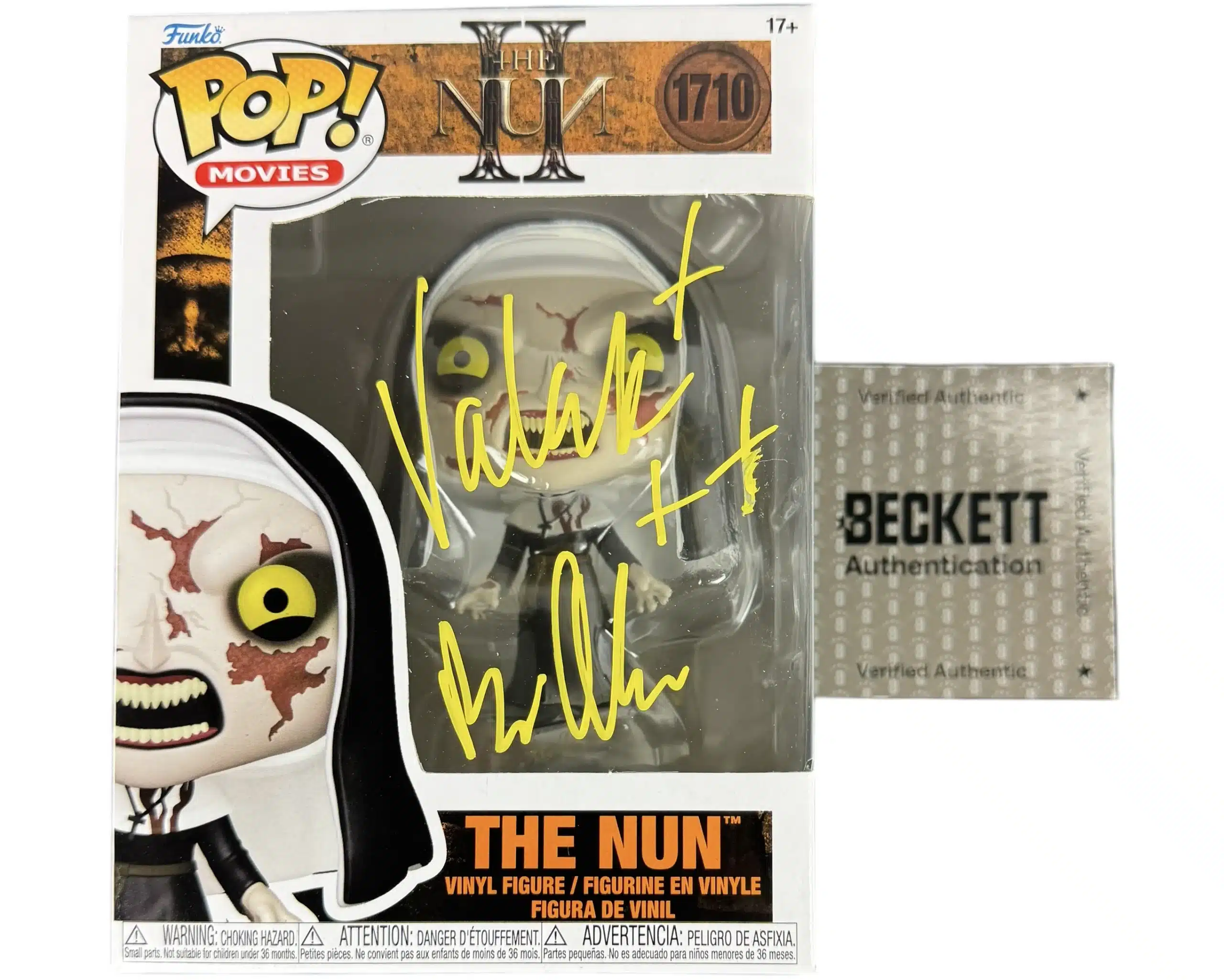 CSR Collectibles - Bonnie Aarons signed Funko Pop Figure Valak The Nun II