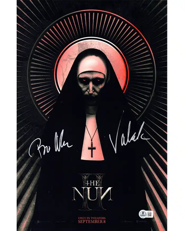 CSR Collectibles - Bonnie Aarons signed 11×17 Poster Valak The Nun II