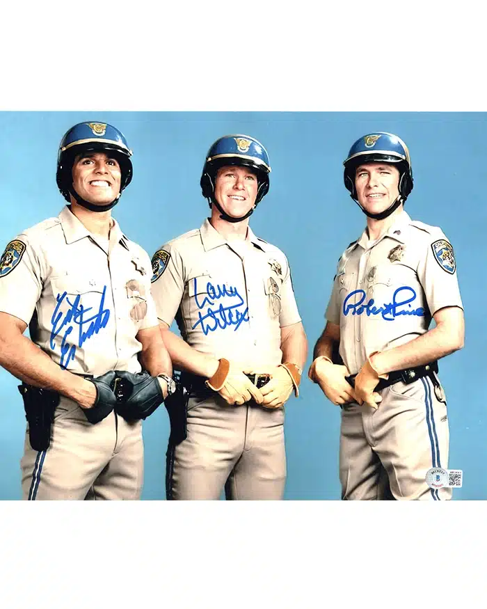 CSR Collectibles - Erik Estrada, Larry Wilcox, & Robert Pine signed 11× ...