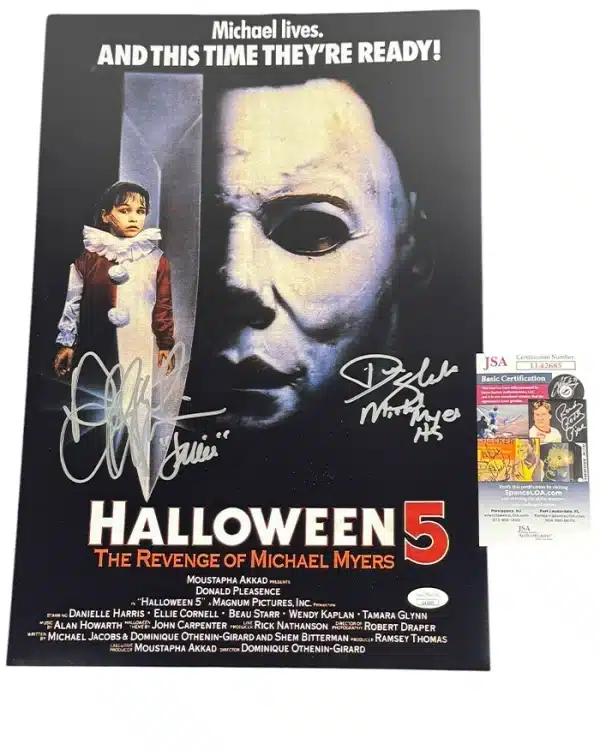 CSR Collectibles - Don Shanks & Danielle Harris signed 12×18 Poster ...