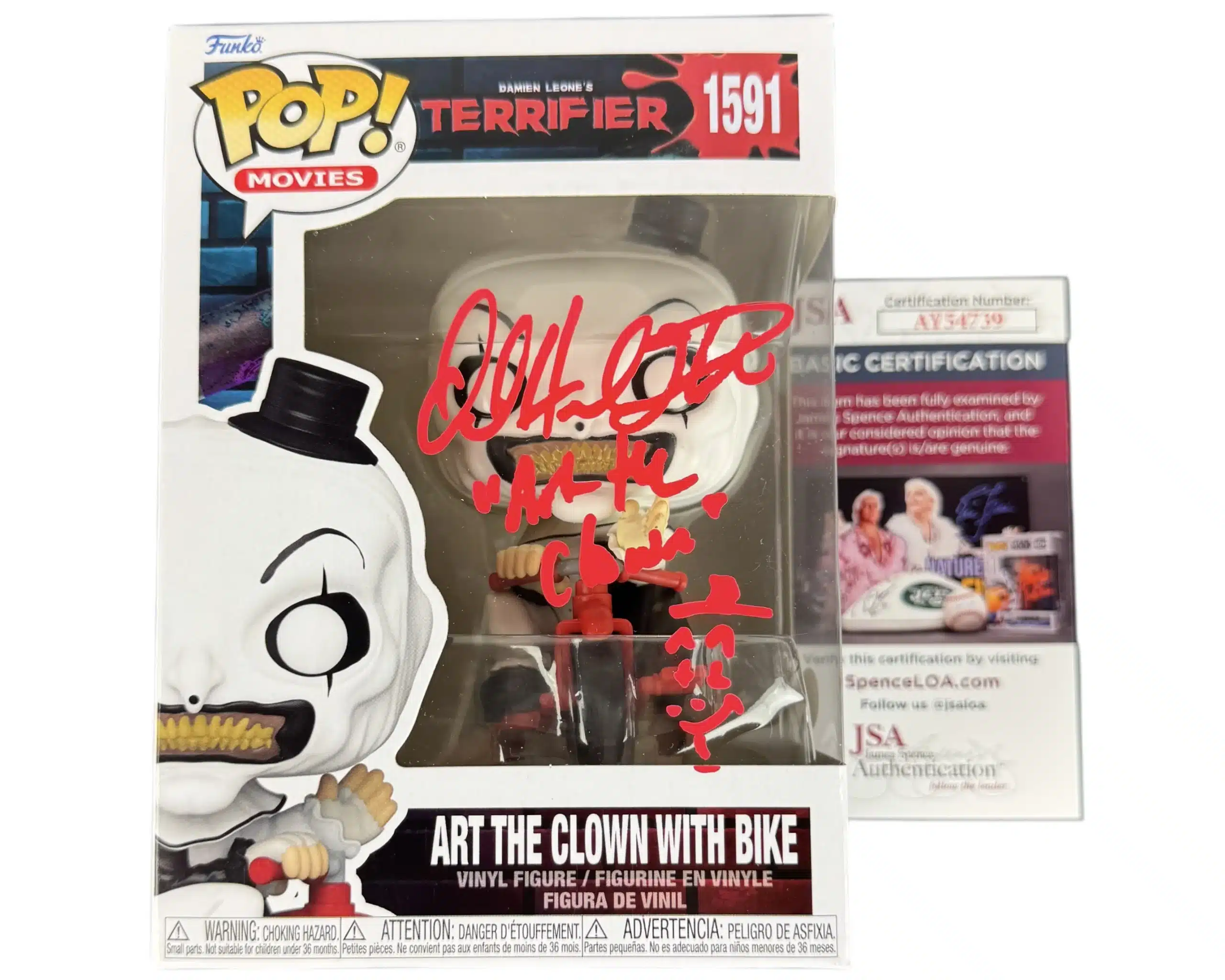 CSR Collectibles - David Howard Thornton signed & sketched Funko Pop ...