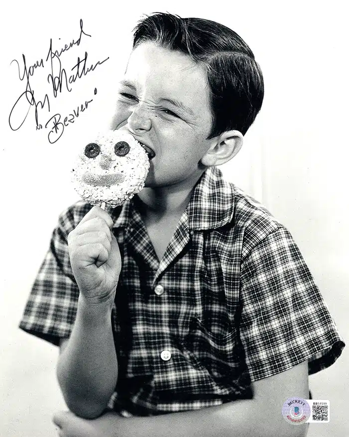 CSR Collectibles - Jerry Mathers signed 8×10 Photo Thoedore “The Beaver ...