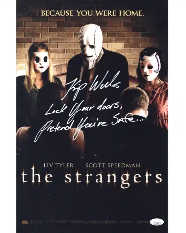 CSR Collectibles - Kip Weeks signed 11×17 Poster Man in Mask The Strangers