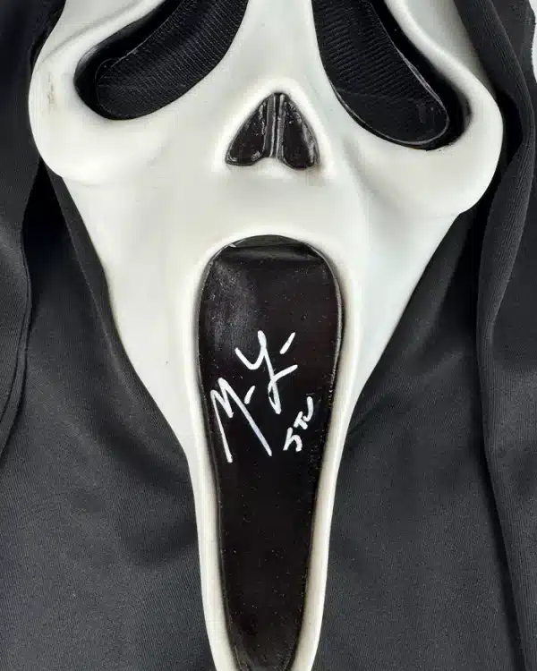 CSR Collectibles - Matthew Lillard signed Mask Ghostface Stu Macher Scream