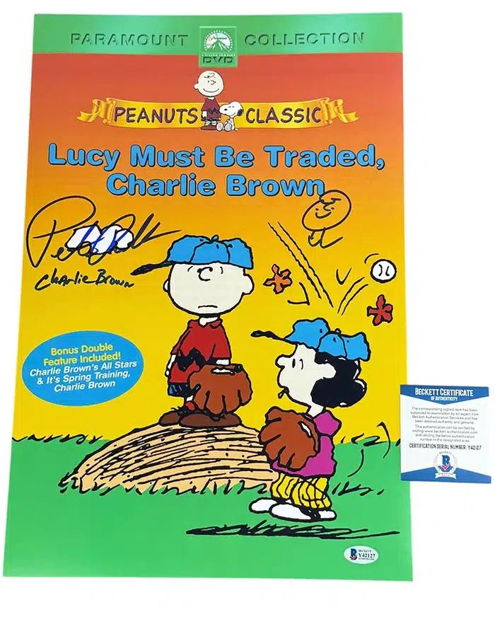 CSR Collectibles - Peter Robbins signed & sketched 12×18 Poster Lucy ...