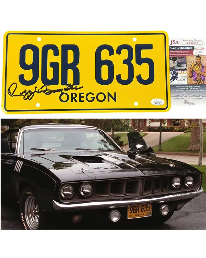 CSR Collectibles - Reggie Bannister signed License Plate Phantasm
