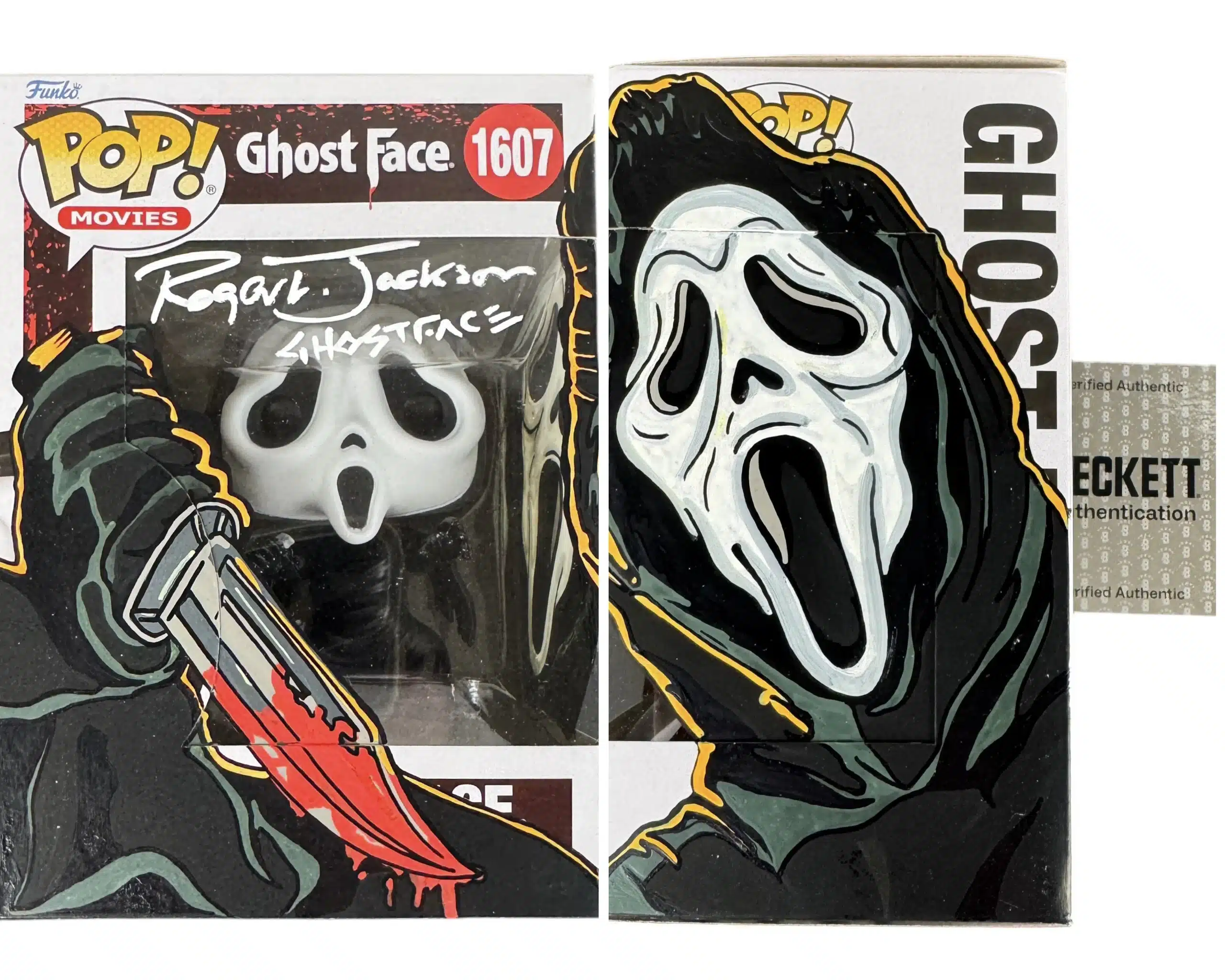 CSR Collectibles - Roger L. Jackson signed Funko Pop Figure Ghostface ...