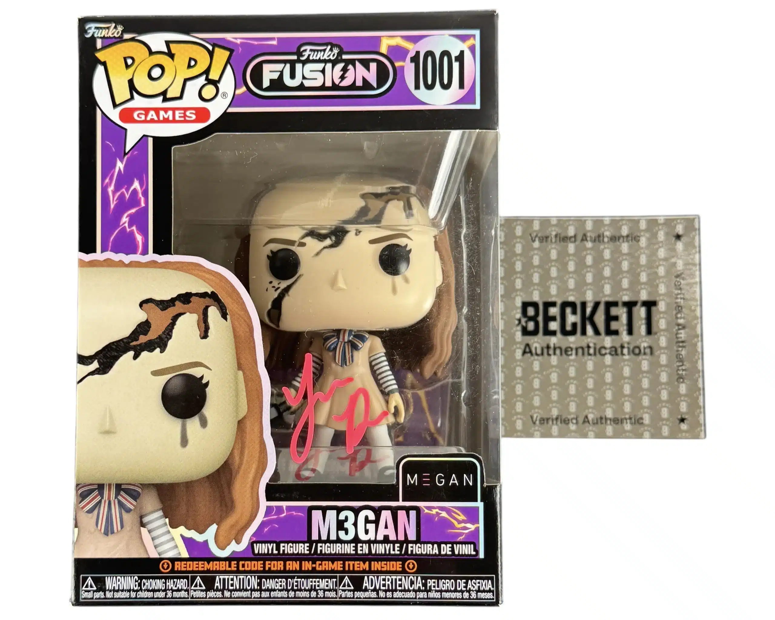 CSR Collectibles - Jenna Davis signed Funko Pop Megan M3gan