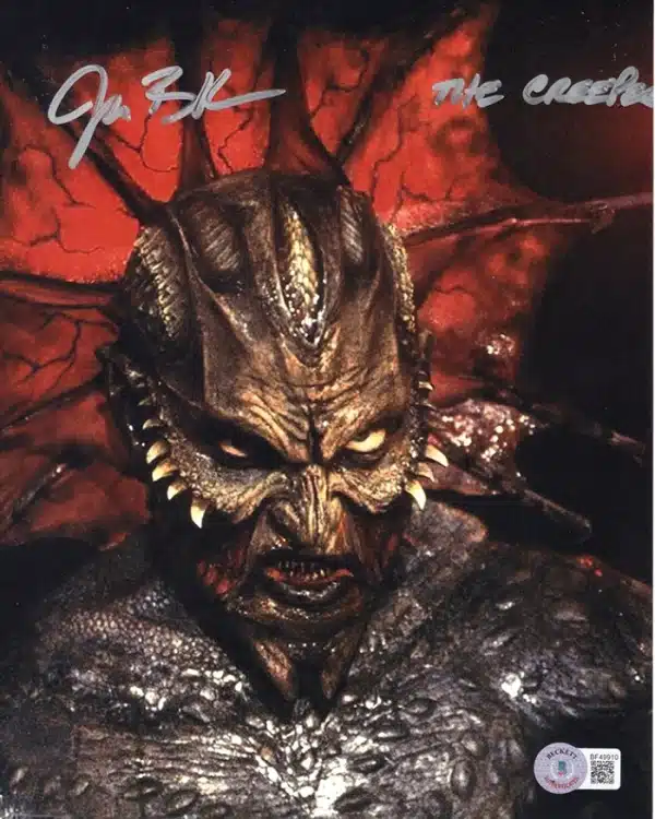 CSR Collectibles - Jonathan Breck signed 8×10 Photo The Creeper Jeepers ...
