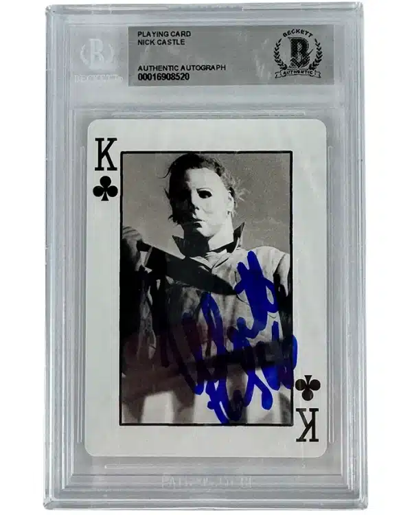 CSR Collectibles - Nick Castle signed Playing Card Michael Myers The ...