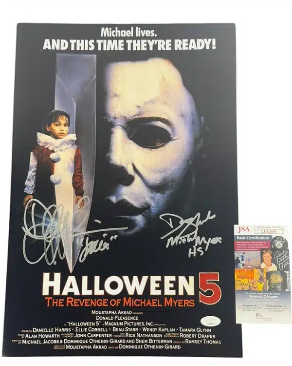 CSR Collectibles - Don Shanks & Danielle Harris signed 12×18 Poster ...