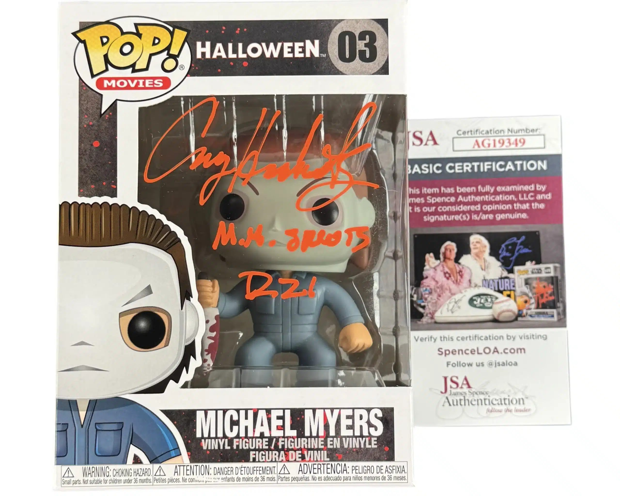 CSR Collectibles - Casey Hendershot signed Funko Pop Michael Myers Rob Zombie’s Halloween