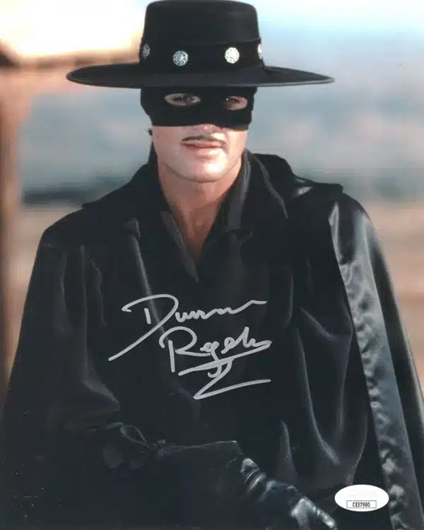 CSR Collectibles - Duncan Regehr signed 8×10 Photo Don Diego de la Vega ...