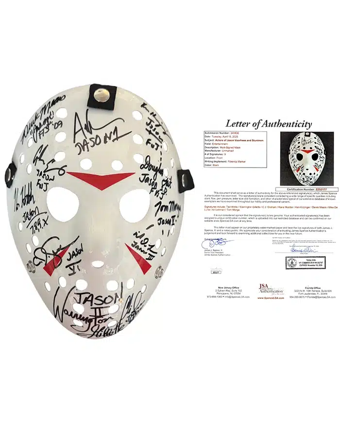 CSR Collectibles - Ari Lehman, Warrington Gillette, Mike DeLuna, Ted ...