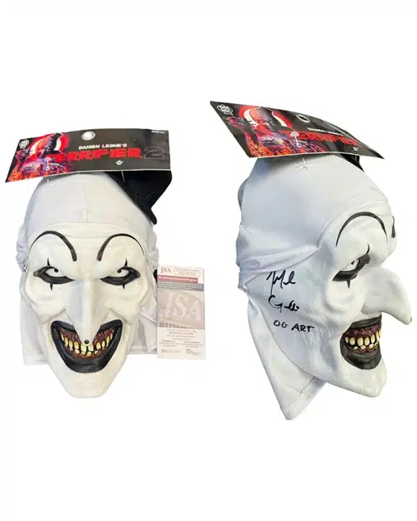 CSR Collectibles - Mike Giannelli signed Mask Art the Clown Terrifier