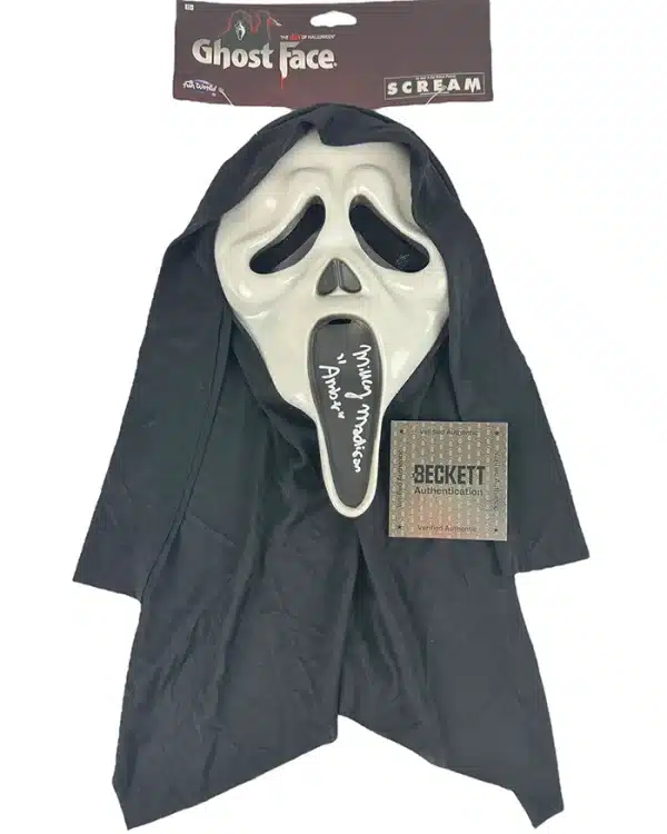 CSR Collectibles - Mikey Madison signed Mask Ghostface Amber Freeman Scream