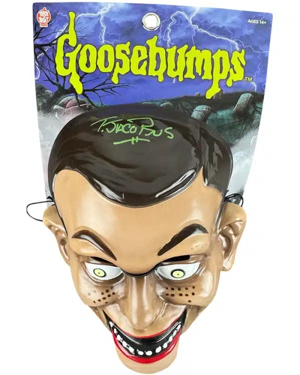 CSR Collectibles - Tim Jacobus signed Mask Slappy the Dummy Goosebumps