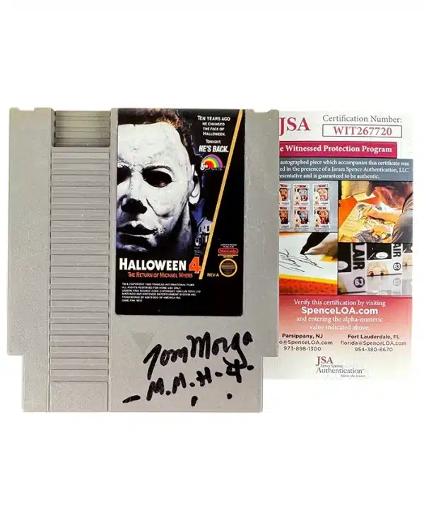CSR Collectibles - Tom Morga signed Nintendo NES Game Cartridge ...
