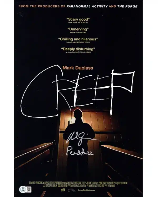CSR Collectibles - Mark Duplass signed 11×17 Poster Josef Peachfuzz Creep