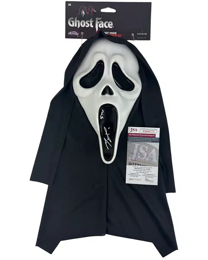 CSR Collectibles - Matthew Lillard signed Mask Ghostface Stu Macher Scream
