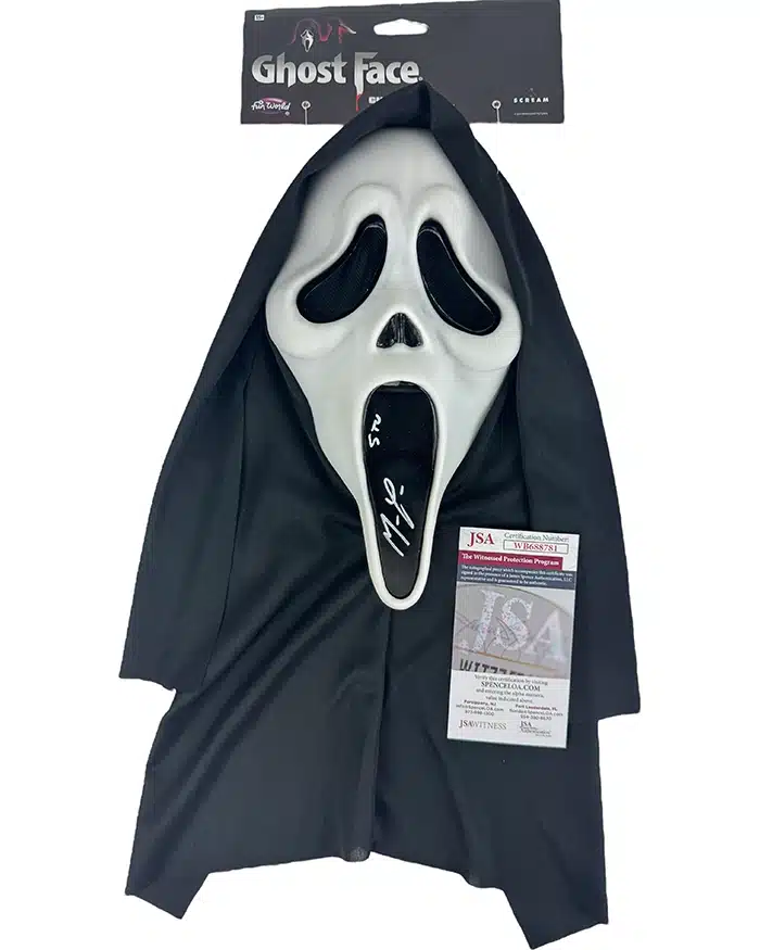 CSR Collectibles - Matthew Lillard signed Mask Ghostface Stu Macher Scream